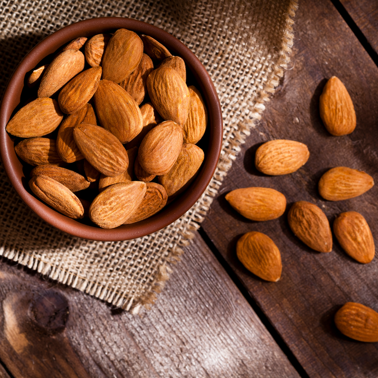 Organically Grown Unpasteurized Raw Almonds